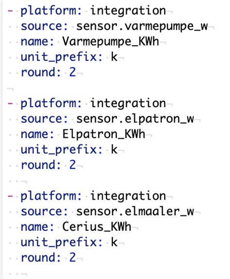 Integration Sensor Configuration Home Assistant Community