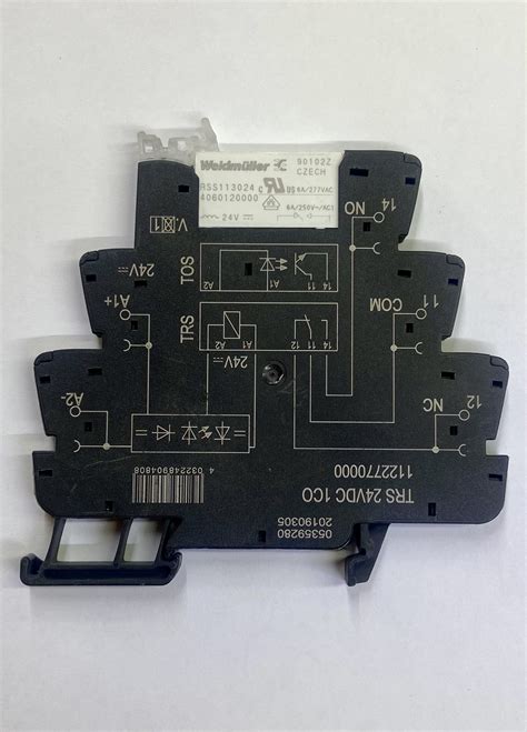 رله پی ال سی وایدمولر 24 ولت تک کنتاکت Weidmuller Plc Relay