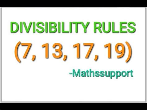 Divisibility Rules From To OFF Gbu Hamovniki Ru