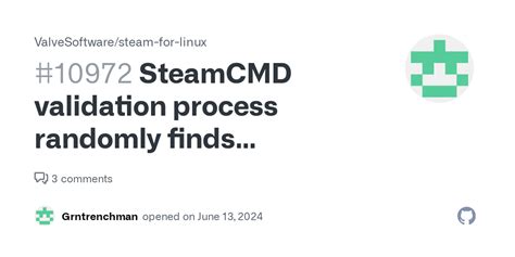 Steamcmd Validation Process Randomly Finds Corruption Followed Immediately By Segfault Issue