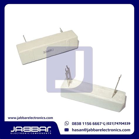 30w8rj 30w 8 Ohm 5 Rx27 3 Resistor Ceramic Cement Jabbar Electronics