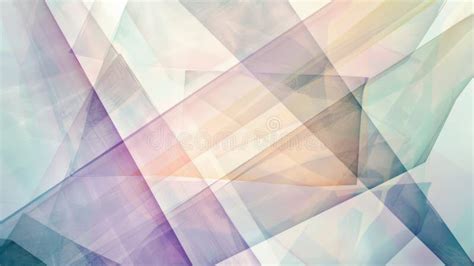 Colorful Geometric Shapes Overlapped In An Abstract Modern Composition