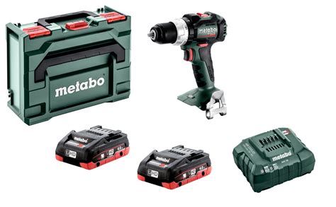 Metabo Bs 18 Lt Bl 18v Lihd Accu Boor Schroefmachine Set 2x 4 0ah