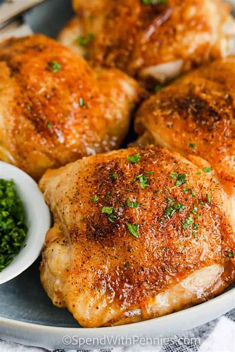 Air Fryer Chicken Thighs Spend With Pennies Karinokada