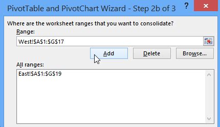 Create A Pivot Table In Excel 2010 Using Multiple Worksheets Cabinets