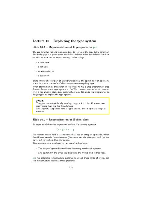 Lecture Notes For Functors Slide 16 Representation Of C Programs In