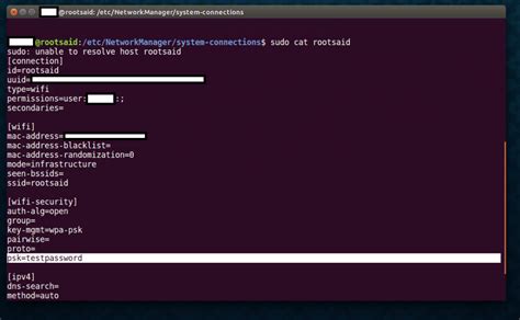 How To Get Wifi Password Saved In Linux Rootsaid