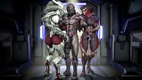 Rule 34 3d Alien Armor Ass Breasts Collector Mass Effect Female