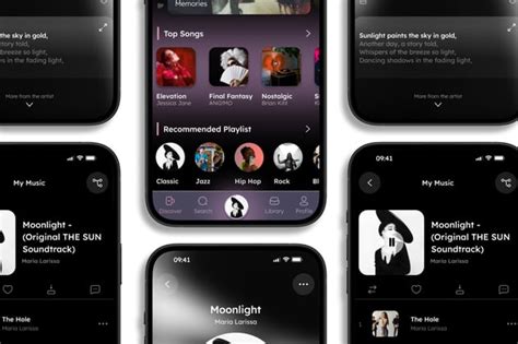 Music Playlist Mobile App Ui Kit Ux And Ui Kits Ft Audio And Radio Envato