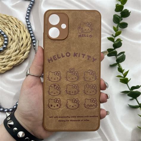 قاب گوشی Galaxy A06 سامسونگ Canvas طرح نقاشی عروسکی کیتی محافظ لنز دار