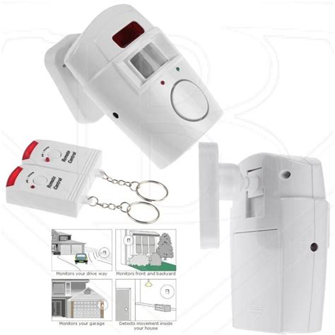 Jual Cod Alarm Sensor Gerak Dual Remotealarm Bell Rumah Anti Maling