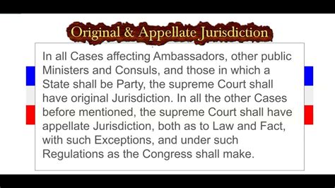 Original And Appellate Jurisdiction Youtube