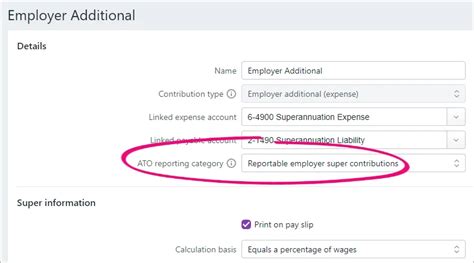 Reportable Employer Super Contributions