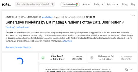 generative modeling by estimating gradients of the data distribution