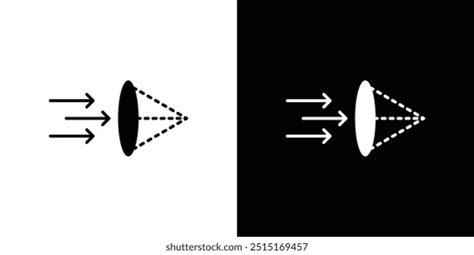 Convex Icon Outline Sign Symbol Set Stock Vector Royalty Free