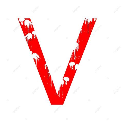 letter v red alphanumeric type photo background and picture for free download pngtree