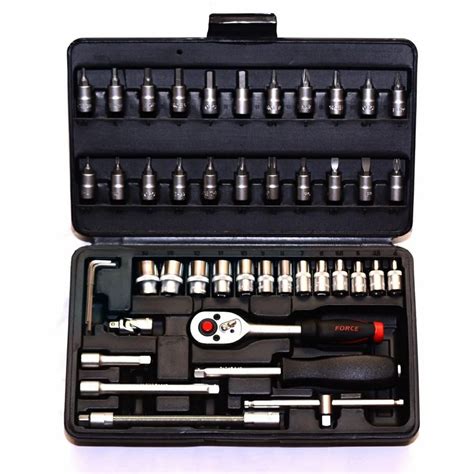 Stainless Steel Force 2462 Socket Combination Set Drive Size 1 4 Inch At Rs 2300 Set In Vasai