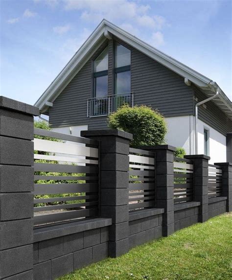 100 Идей Красивый забор для частного дома фото House Fence Design Modern Fence