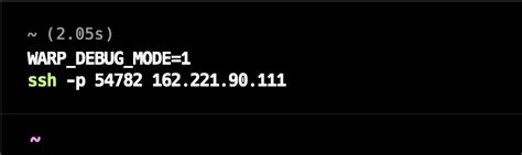 Cannot Connect Over Ssh To Circleci Node Issue Warpdotdev Warp GitHub