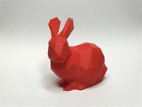 3d Printable Low Poly Stanford Bunny・cults