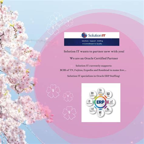 Solution It Inc On Linkedin Itstaffingsolutions Oracleerp