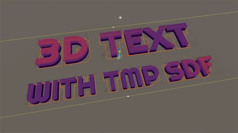 My Volumetric Textmeshpro Shader Is Getting There Runity3d