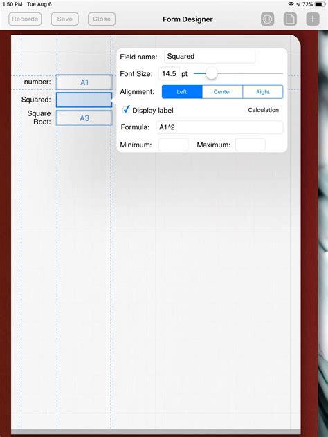 Using The Square And Square Root Symbols In A Formula FormConnections