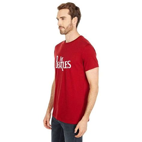 Buy Red Customized Beatles Graphic Printed T Shirt Yourprint