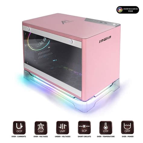 Inwin A1 Prime Mini Itx Tower Pc Case Pink Datablitz Inwin A1 Prime Mini Itx Tower Pc Case Pink Datablitz