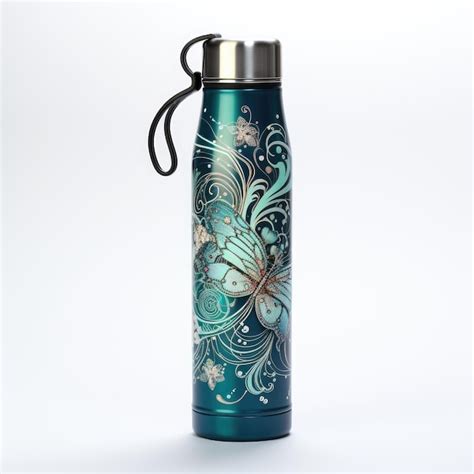 Premium Photo The Celestial Love Flask Embrace Romance With Futuristic Stainless Steel Design