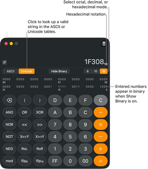 Use The Programmer Calculator On Mac Apple Support