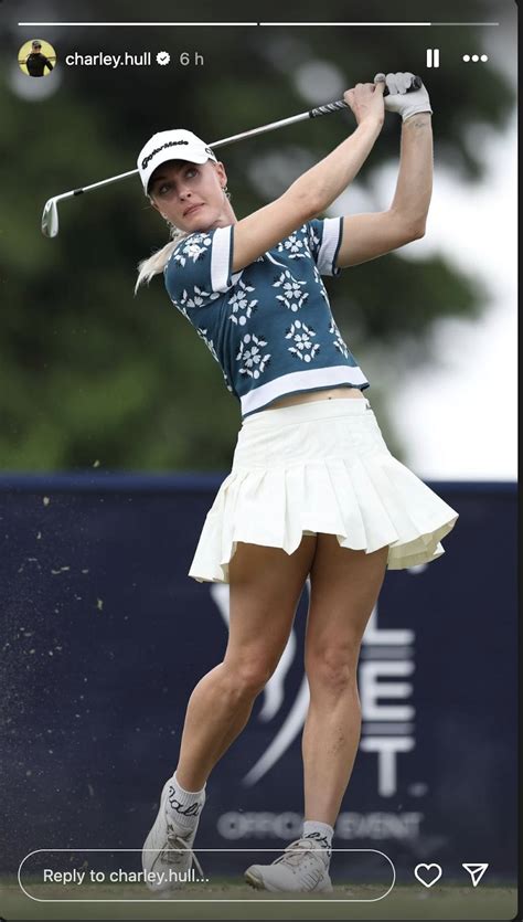 Charley Hull Rocks 178 Teal Tee At Aramco Houston Championship