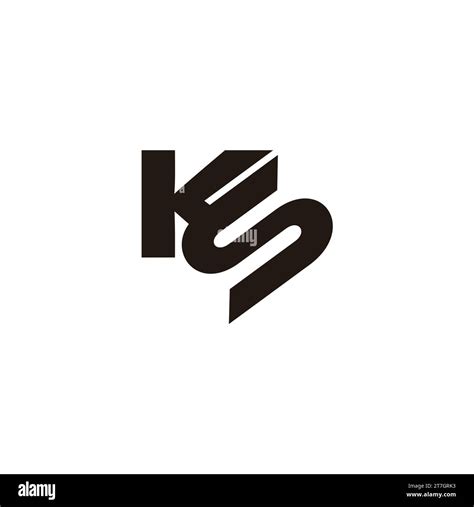 Letter Ks Simple Linked Font Logo Vector Stock Vector Image And Art Alamy