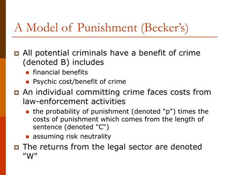 Ppt Economics Of Crime Powerpoint Presentation Free Download Id
