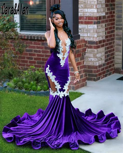 Purple And Black Prom Dresses With Straps