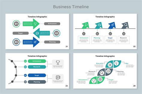 Timeline Infographics Powerpoint Etsy