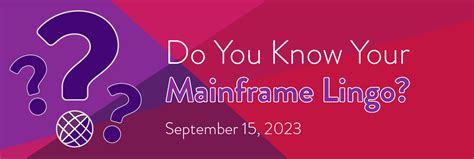 Do You Know Your Mainframe Lingo Planet Mainframe