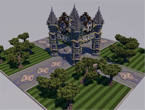 159x159 Plot Spawn Minecraft Map