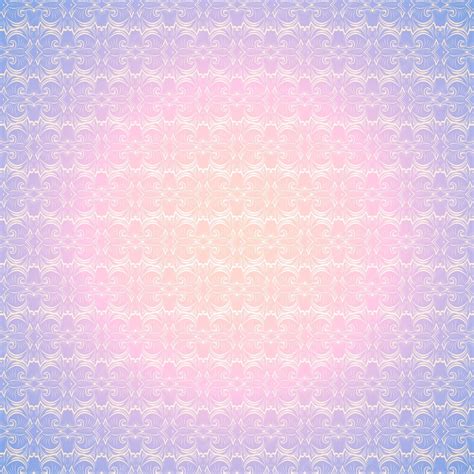 고전적인 바로크 패턴 로코코가 있는 파스텔 핑크와 퍼플 빈티지 배경 로얄 프리미엄 벡터