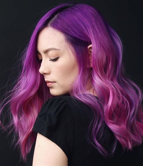 Purple Color Hair