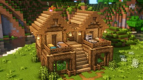 Minecraft How To Build A 2 Player Survival House Simple Starter