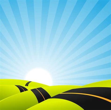 Long Journey Background 263255 Vector Art At Vecteezy