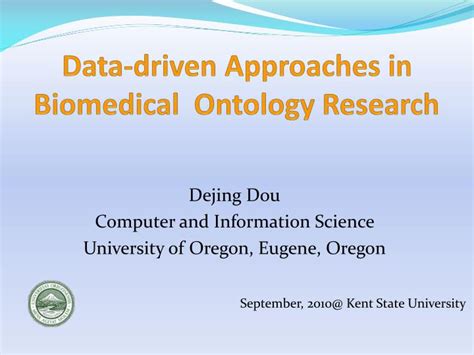 Ppt Data Driven Approaches In Biomedical Ontology Research Powerpoint Presentation Id823790
