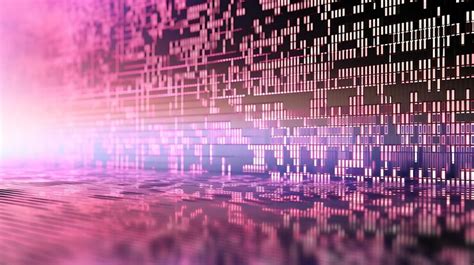 Premium Ai Image Abstract Digital Background With Binary Code And Ai Algorithms Running