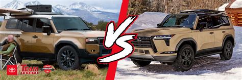 2025 Toyota Land Cruiser Vs 2025 Lexus Gx 550 Performance Luxury