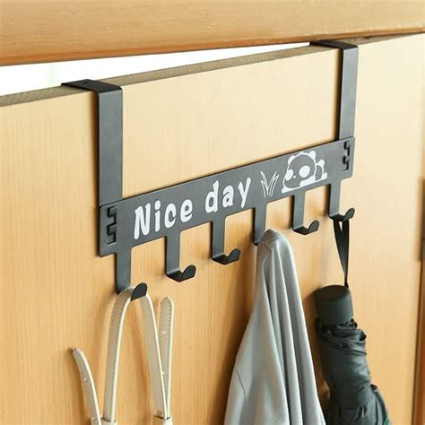 Draval Carbon Steel Over Door Hook Hanger For Clothes Cloth Hanger For