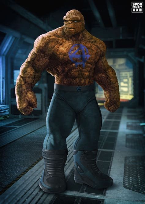 MCU The Thing Concept Art SPDRMNKY XXIII Mister Fantastic Marvel Comic Universe Mcu
