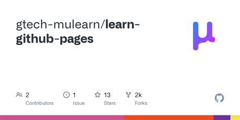 Learn Github Pagesreadmemd At Main · Gtech Mulearnlearn Github Pages · Github