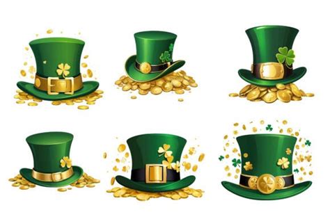 St Patricks Day Hat Clipart Graphic By Store Hut Creative Fabrica