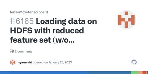 Loading Data On Hdfs With Reduced Feature Set Wo Tensorflow Installation · Issue 6165